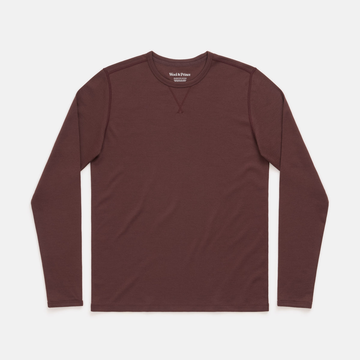 Merino Wool Interlock Sweatshirt | Umber Brown – Sweatshirts | Wool&Prince