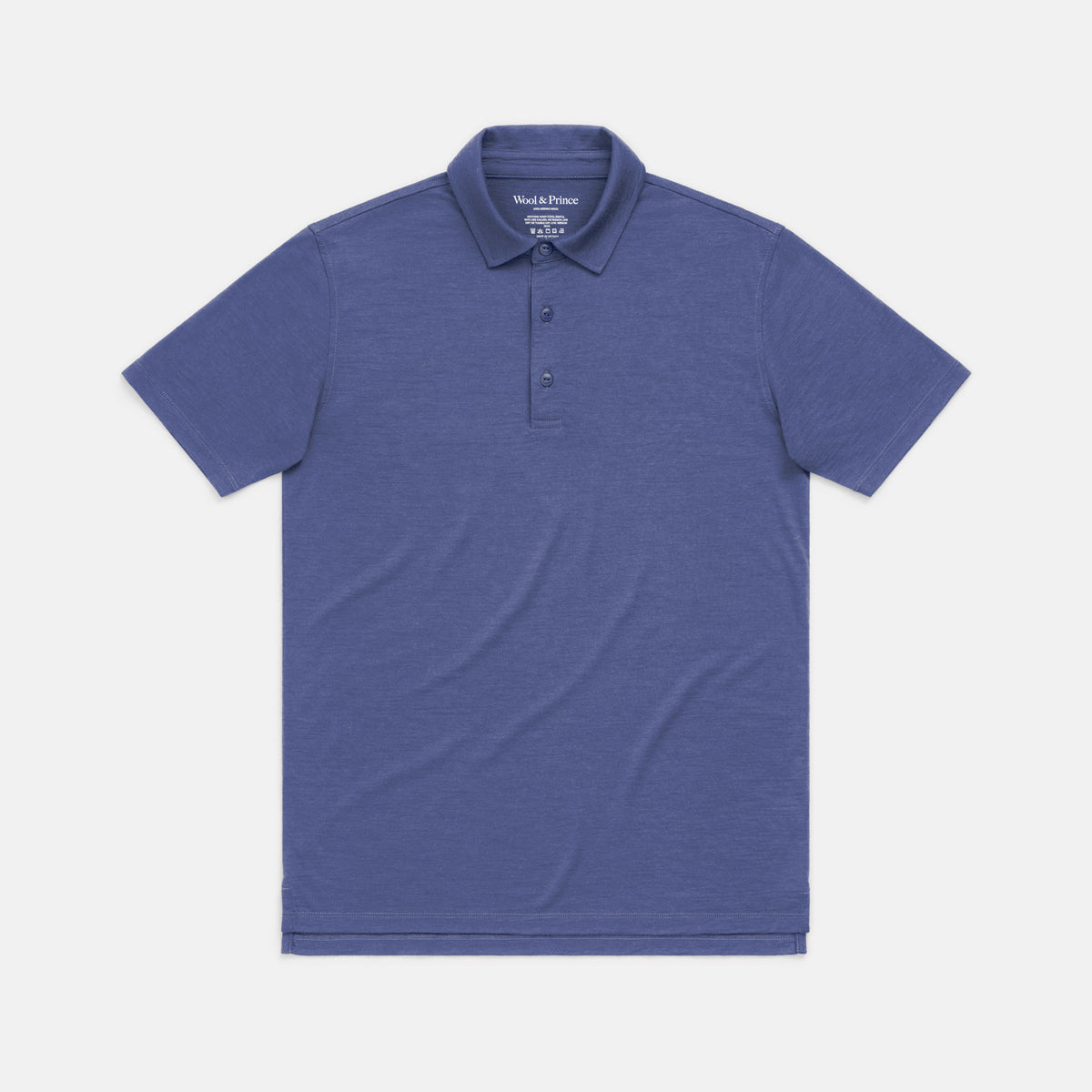 100% Merino Wool Polo | Aurora Blue – Polo Shirts | Wool&Prince