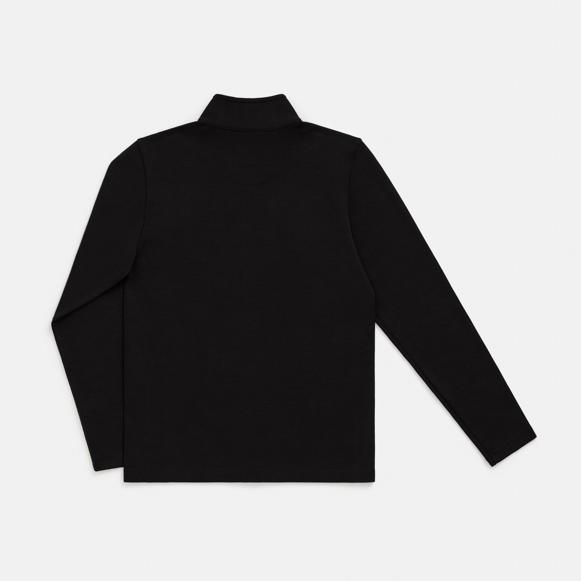 Merino Wool Full-Zip Ponte Jacket | Black – Zip Jackets | Wool&Prince